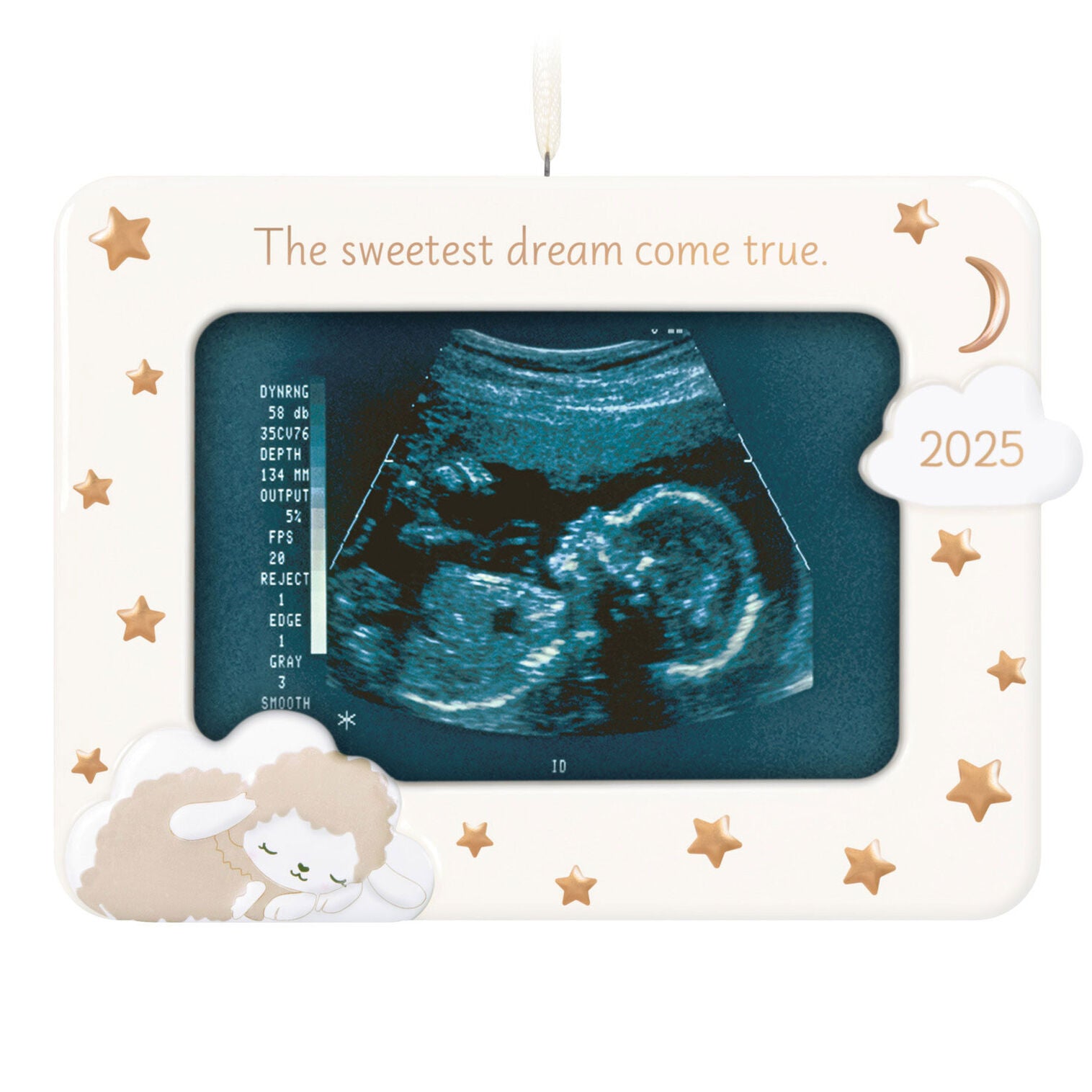 Hallmark Sweetest Dream Come True 2025 Photo Frame Porcelain Ornament ...